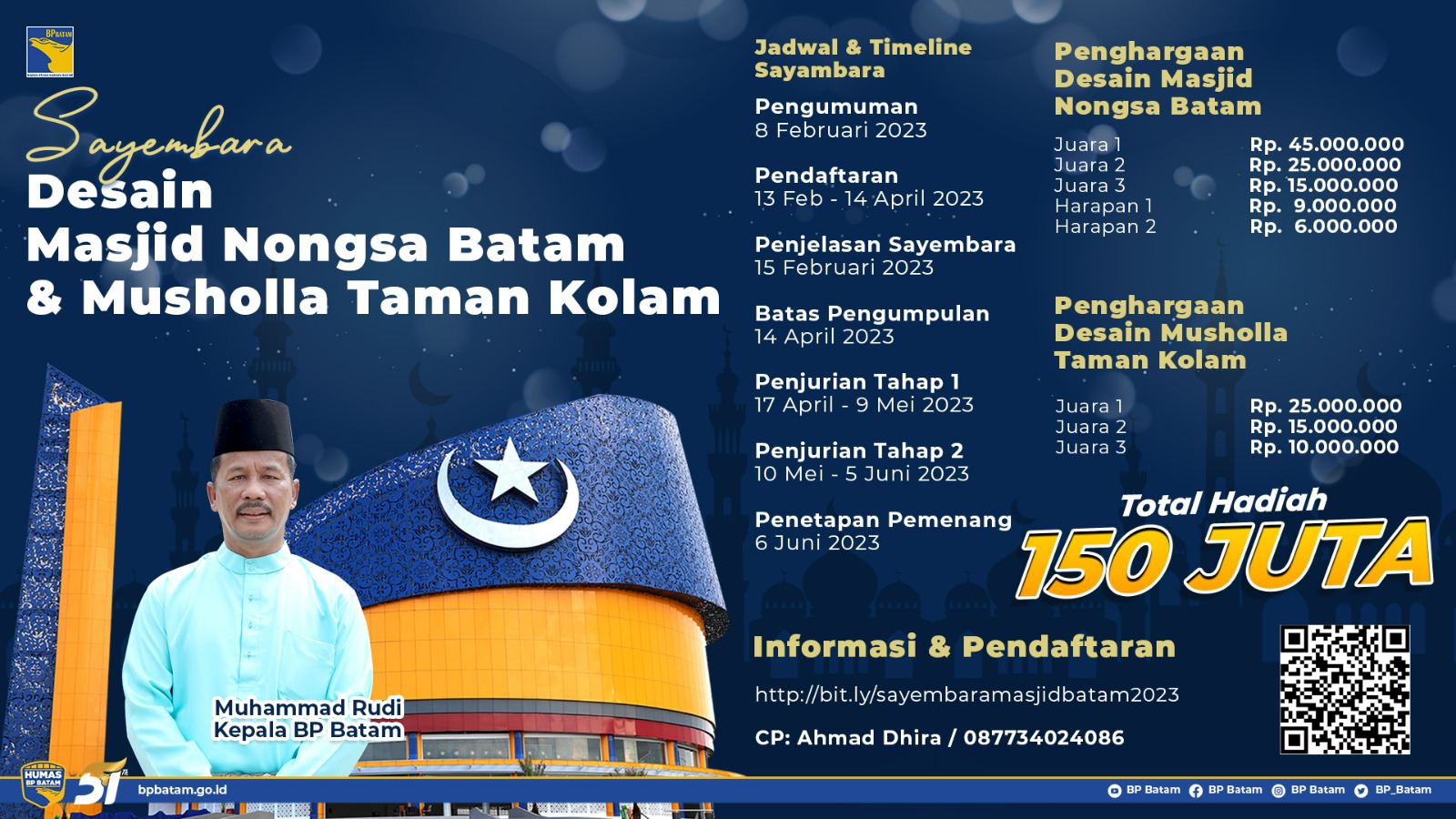 Ajak Masyarakat Turut Andil dalam Pembangunan, BP Batam Gelar Sayembara ... Ajak Masyarakat Turut Andil dalam Pembangunan, BP Batam Gelar Sayembara ...